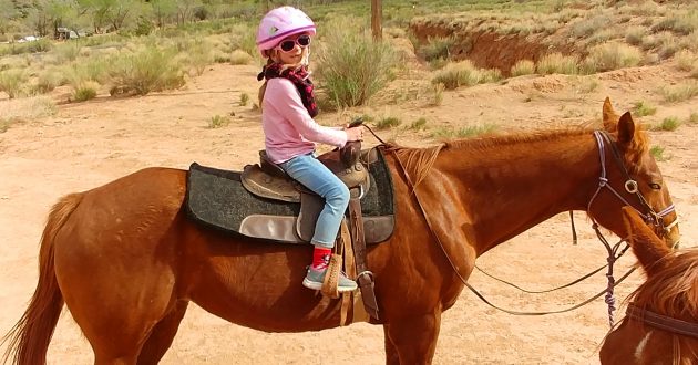 Taking Children Horseback Riding for Spring Break | Teyla Rachel Branton